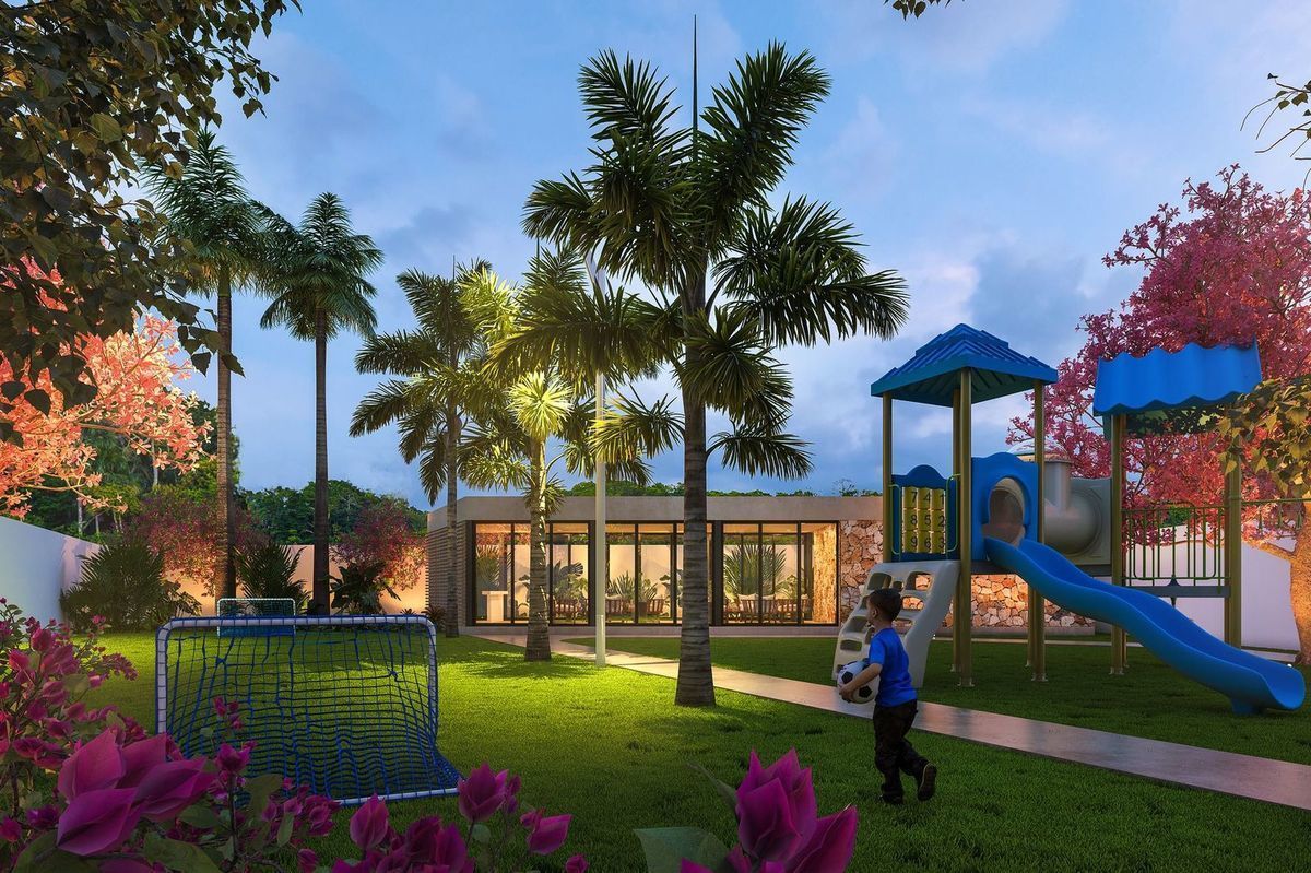 VENTA DE AMPLIA CASA DE UNA PLANTA CON CON PISCINA EN PRIVADA EN CONKAL ...