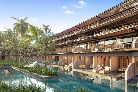 Departamento swim up, acceso a la alberca desde tu terraza, coworking ...