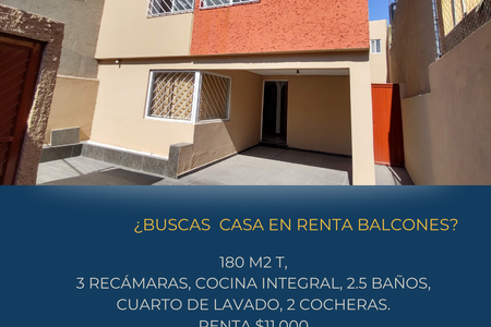 CASA EN RENTA EN BALCONES DEL VALLE | EasyBroker
