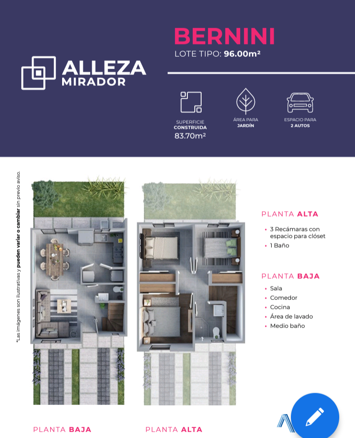 Mirador Alleza Bernini 3 rec 2.5b | EasyBroker