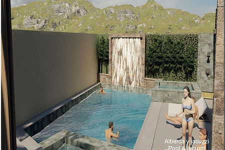 Casa en residencial privado con alberca, jacuzzi, asador, juegos para ...