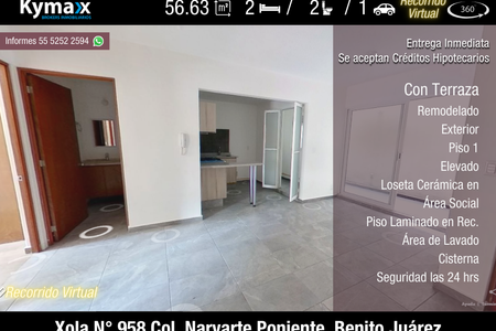 ¡Gran oportunidad! ¡Baja de precio! Col. Narvarte Poniente, Benito Juárez | EasyAviso