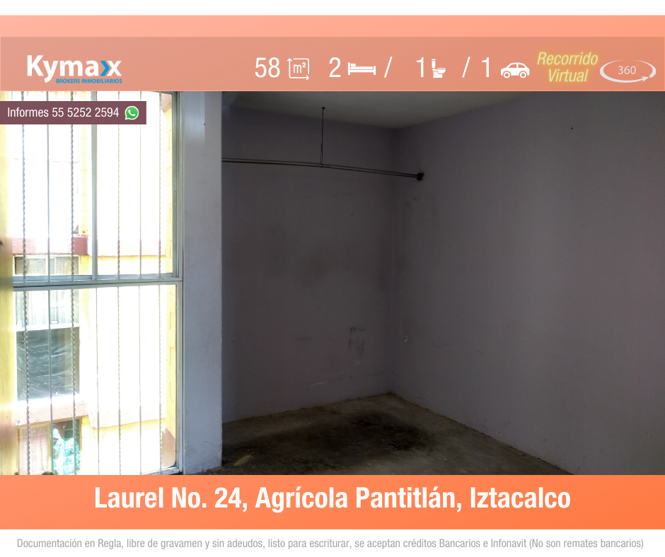 Bonito departamento en la Col. Agrícola Pantitlán, Iztacalco | EasyBroker