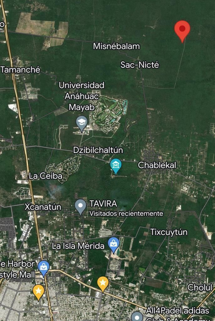 Terreno de 8.393 hectáreas en venta en Chablekal, Mérida, Yucatán ...