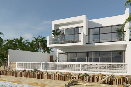 Residência incrível localizada na bela praia de Chabihau, em Yucatán ...