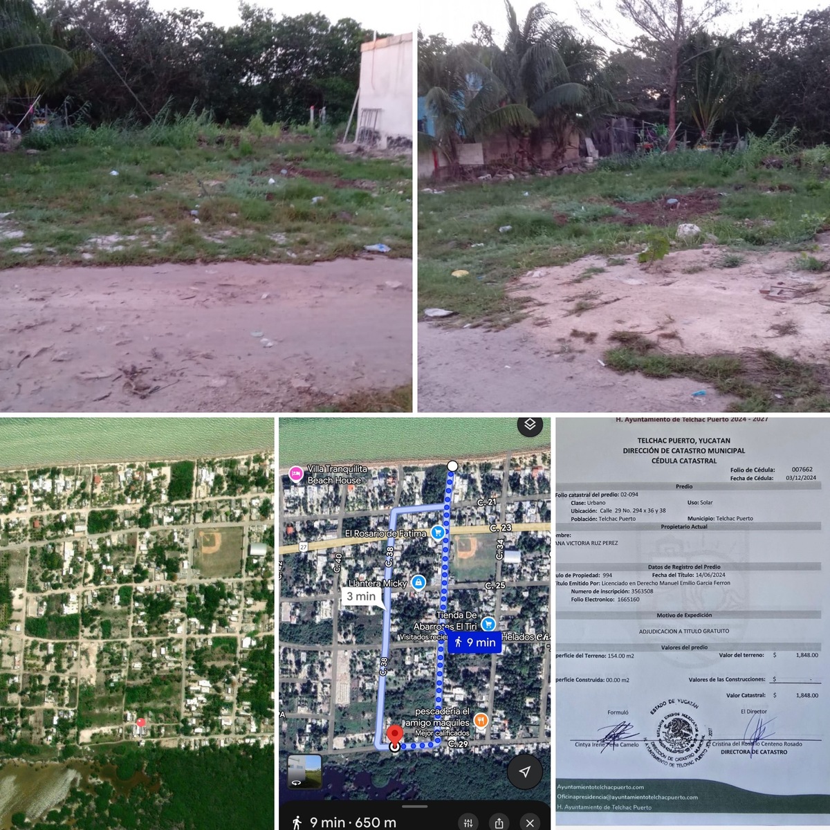 TERRENO EN VENTA EN TELCHA PUERTO DEL LADO DE LA CIENEGA | Pincali