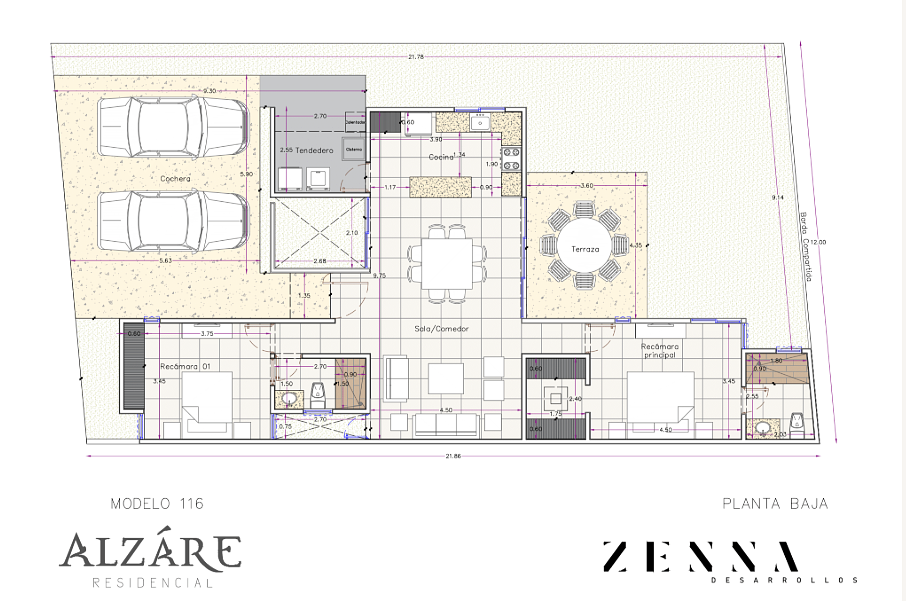 Casa en Venta Alzare Residencial Dzityá, Mérida, Yucatán.